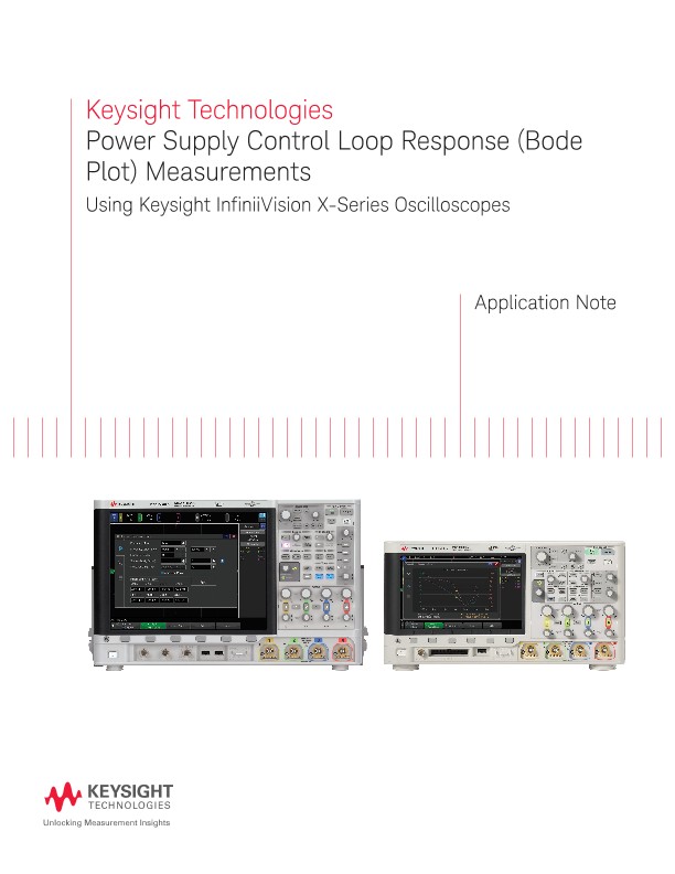 Power Supply Control Loop Response (Bode Plot) Measurements PDF Asset Page | Keysight